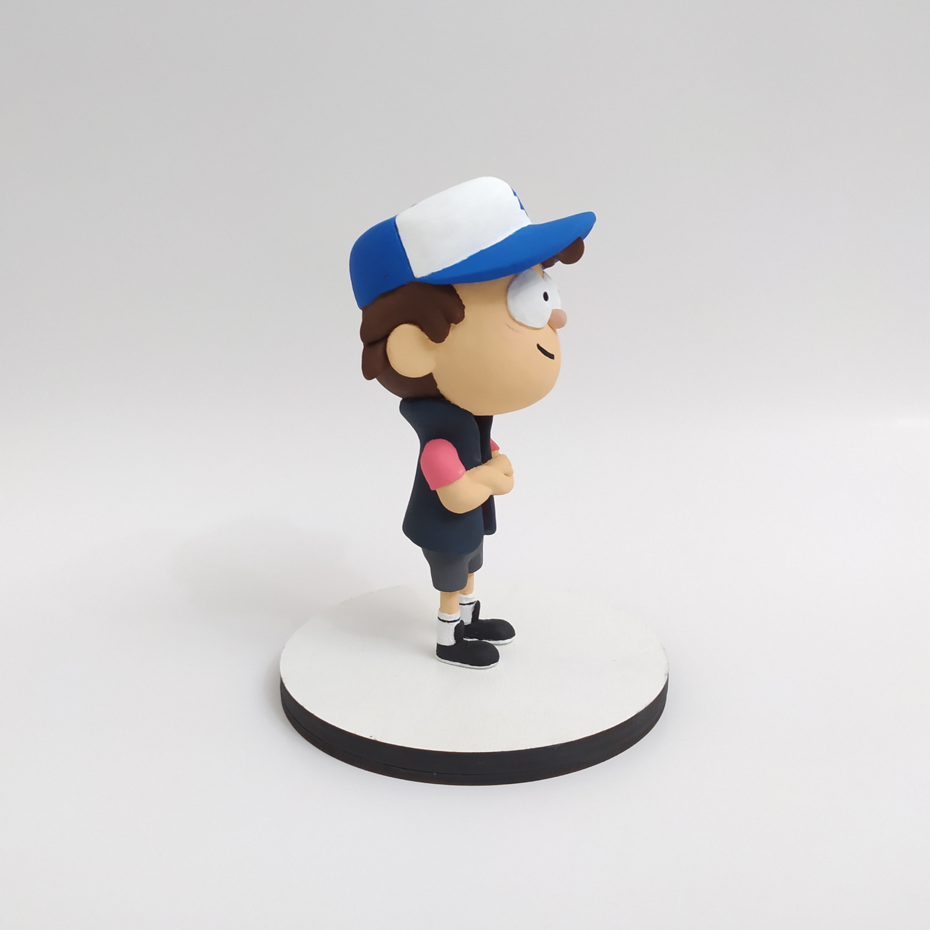 Gravity Falls Dipper Pines Polymer Clay Figure Handmade Sculpture Toy ...