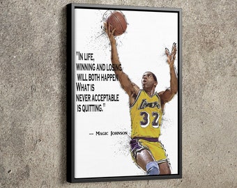 Magic Johnson Poster - Etsy