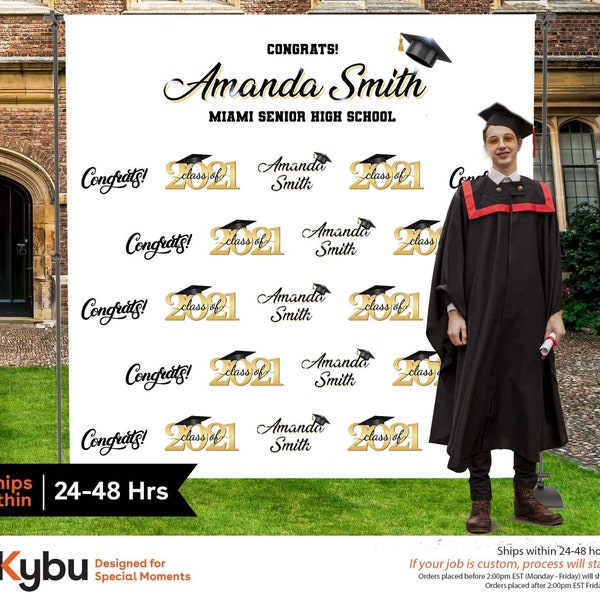 Graduation Backdrop; - Etsy