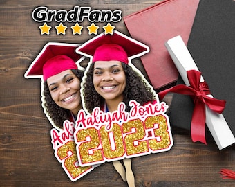 Custom Graduation Hand Fans Class of 2023 Congrats College - Etsy