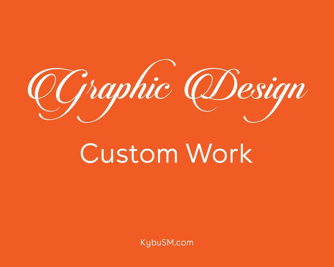 Custom Graphic Design Work - Etsy