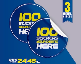 3 Inch Stickers, Great Quality Round Decals. Circle Labels. 3 Inch ...
