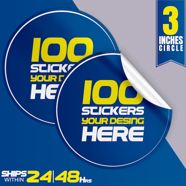 Circle Labels - Etsy