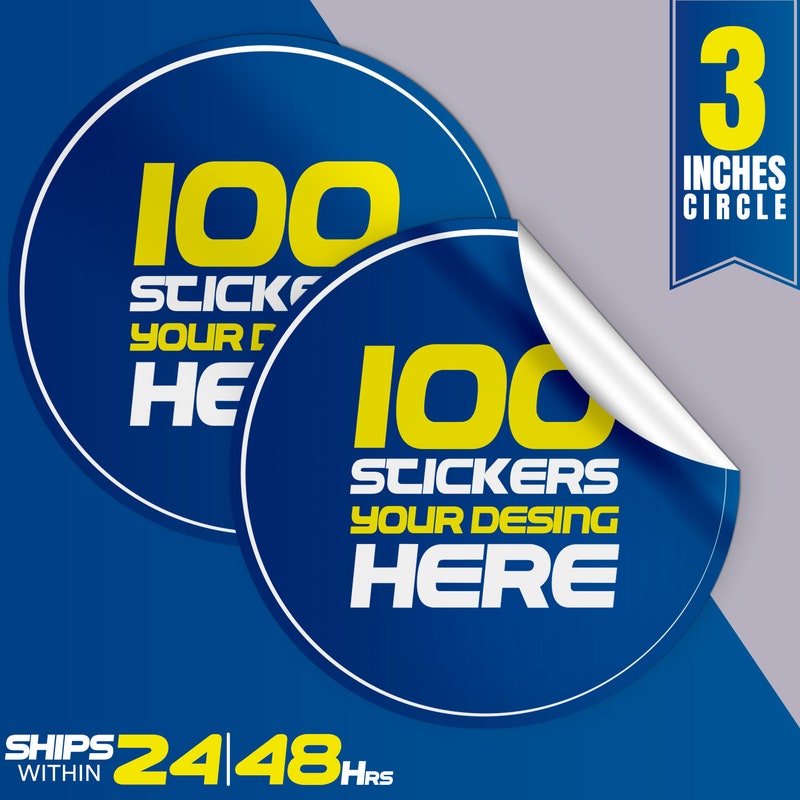 Circle Labels - Etsy