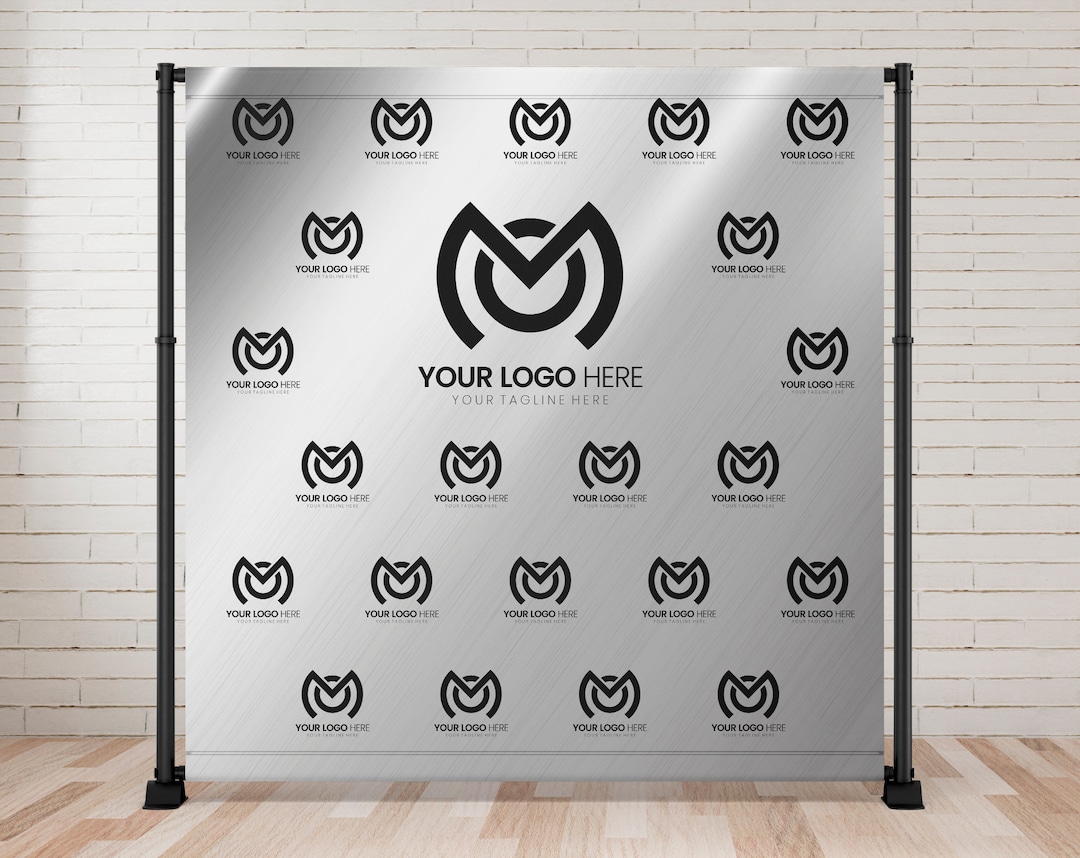 Business Backdrop Banner, Logo Photo Banner, Customize Your Backdrop ...