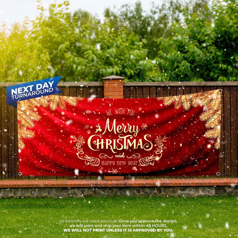 Holiday Banner - Etsy