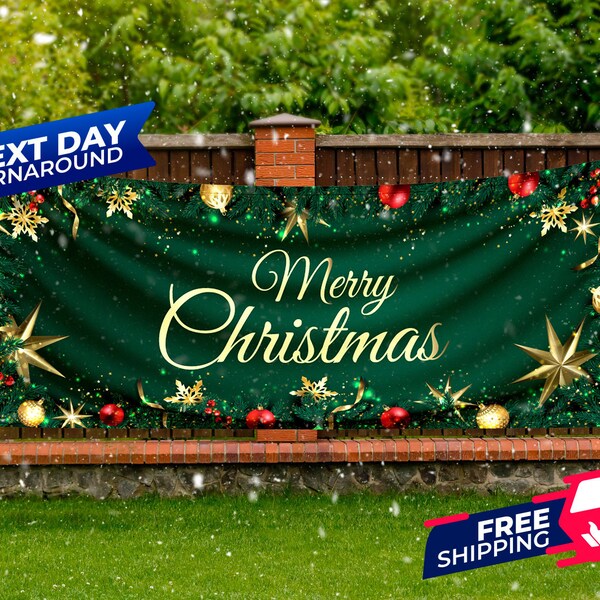 Christmas Banner - Etsy