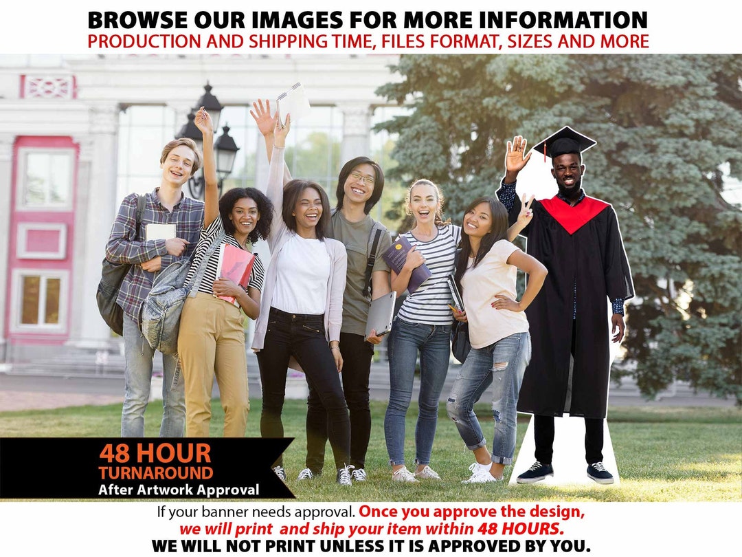 Graduation Cutouts, Custom Cutouts, to Use for Life Size Cutouts, and ...