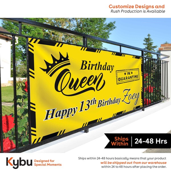Quarantine Birthday Banner - Etsy