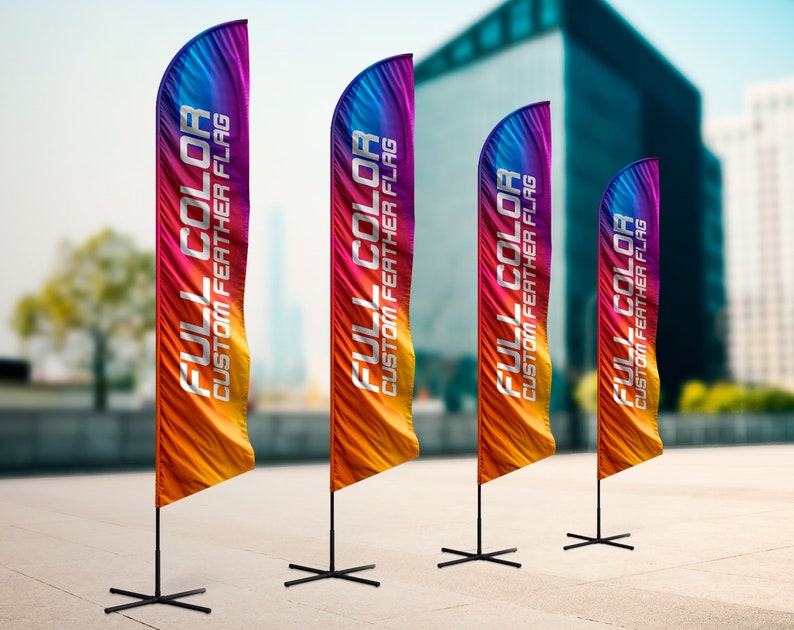 14ft Tall Feather Flags, Custom Flags, Feather, Banner, Banner Flag ...