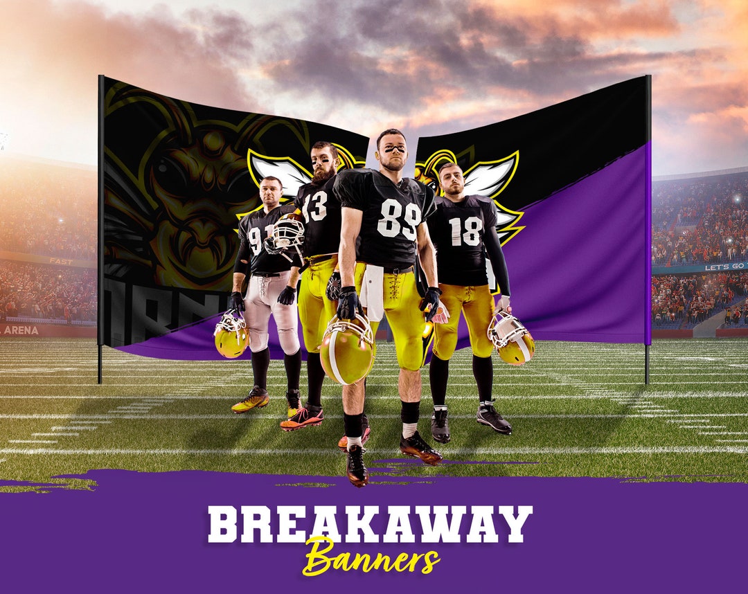 Custom Breakaway Banners! School Spirit With Personalized Vinyl Team ...