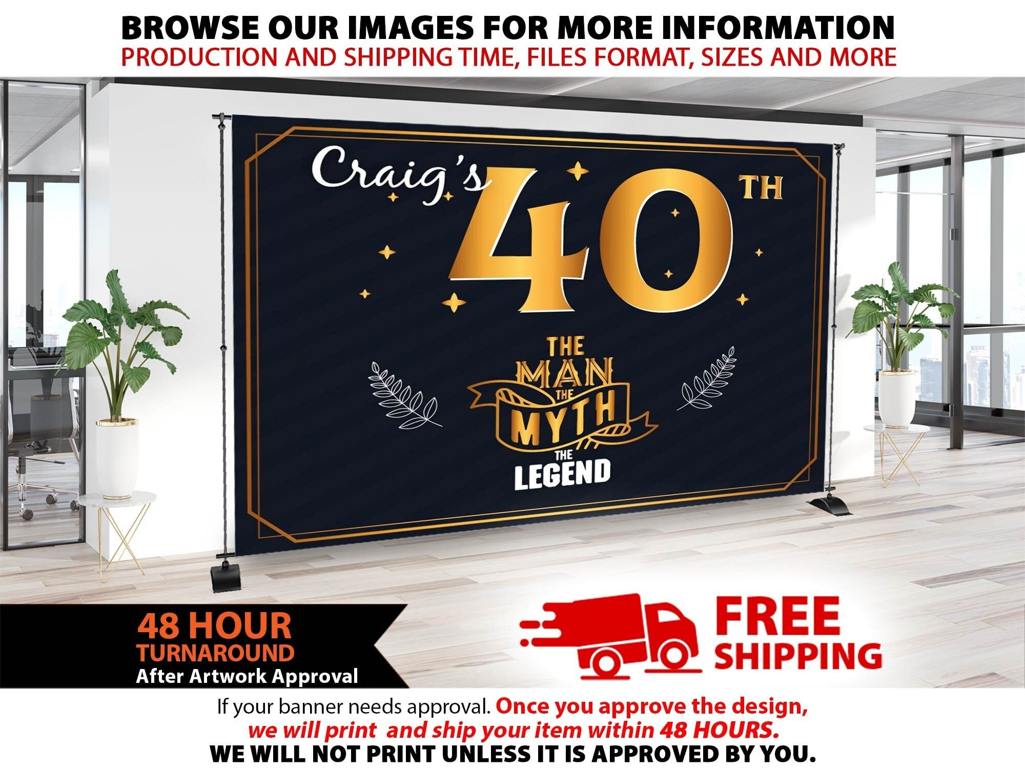 Backdrop Banner Lilo and Stitch Step and Repeat Fabric Backdrop or ...