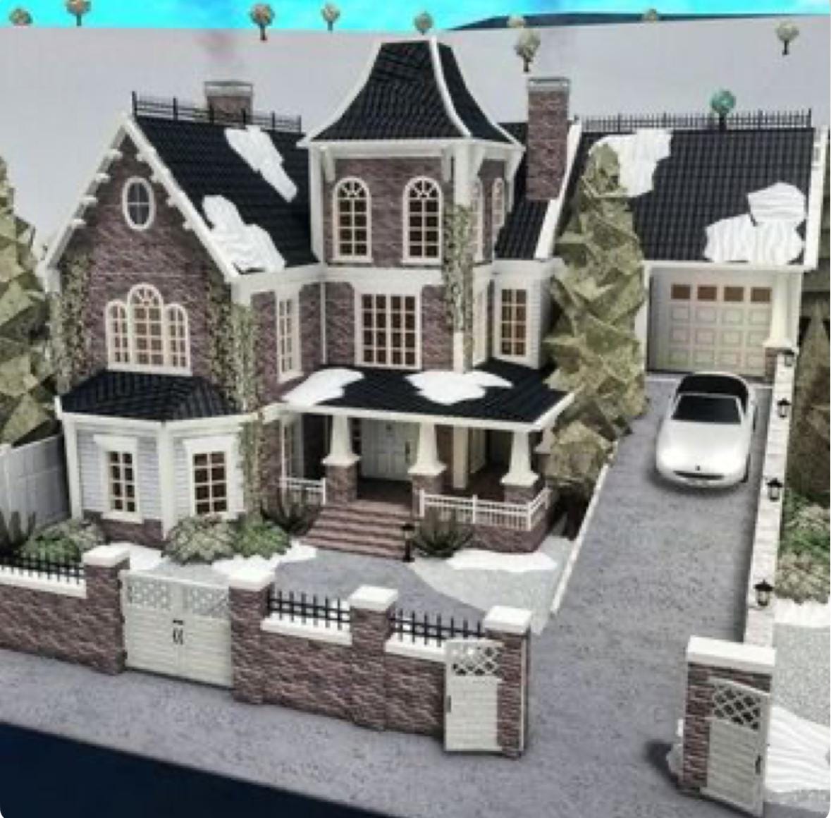 Bloxburg House Build Roblox Farm/modern/realistic EXTERIOR ONLY ...