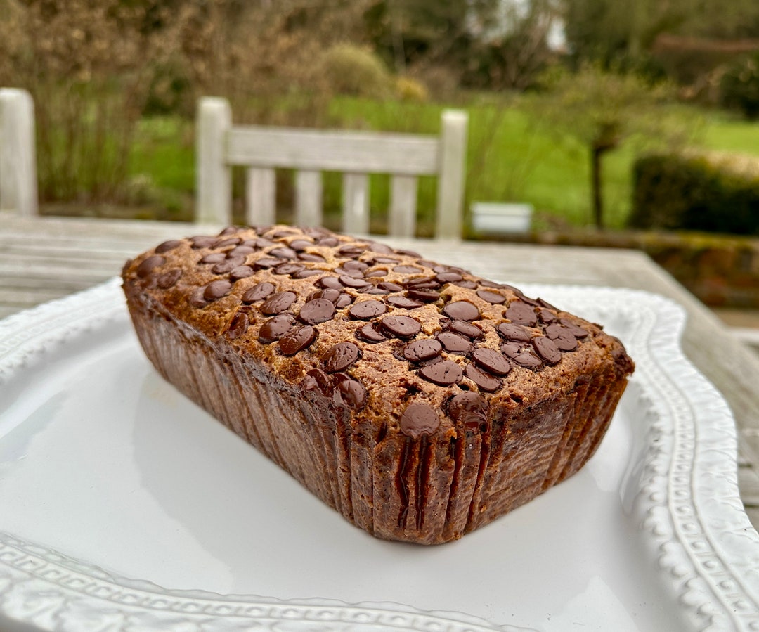 Banana and Belgian Chocolate Chip Large Loaf Cake - Home Made in the ...