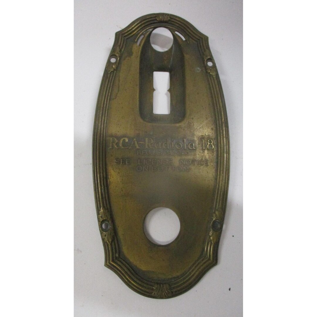 Vintage RCA Radiola 18 Face Plate - Etsy