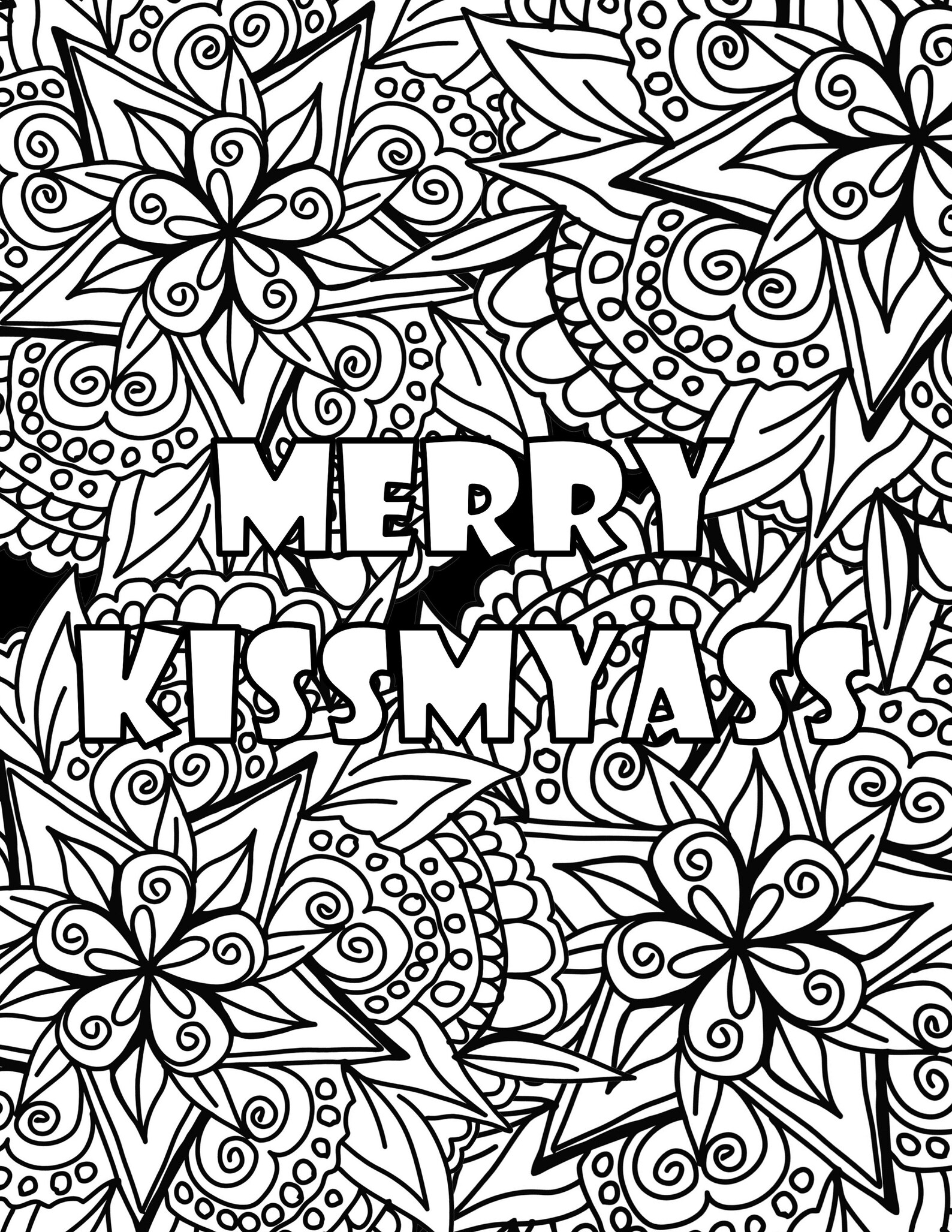 Swear Words Sassy Coloring Pages for Adults Instant Digital - Etsy