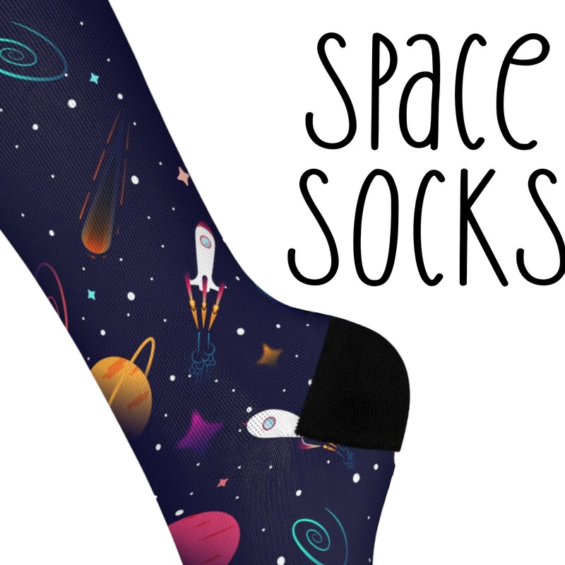 Galaxy Socks - Etsy