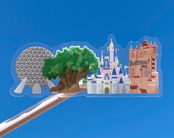 Magic Kingdom Sticker - Etsy
