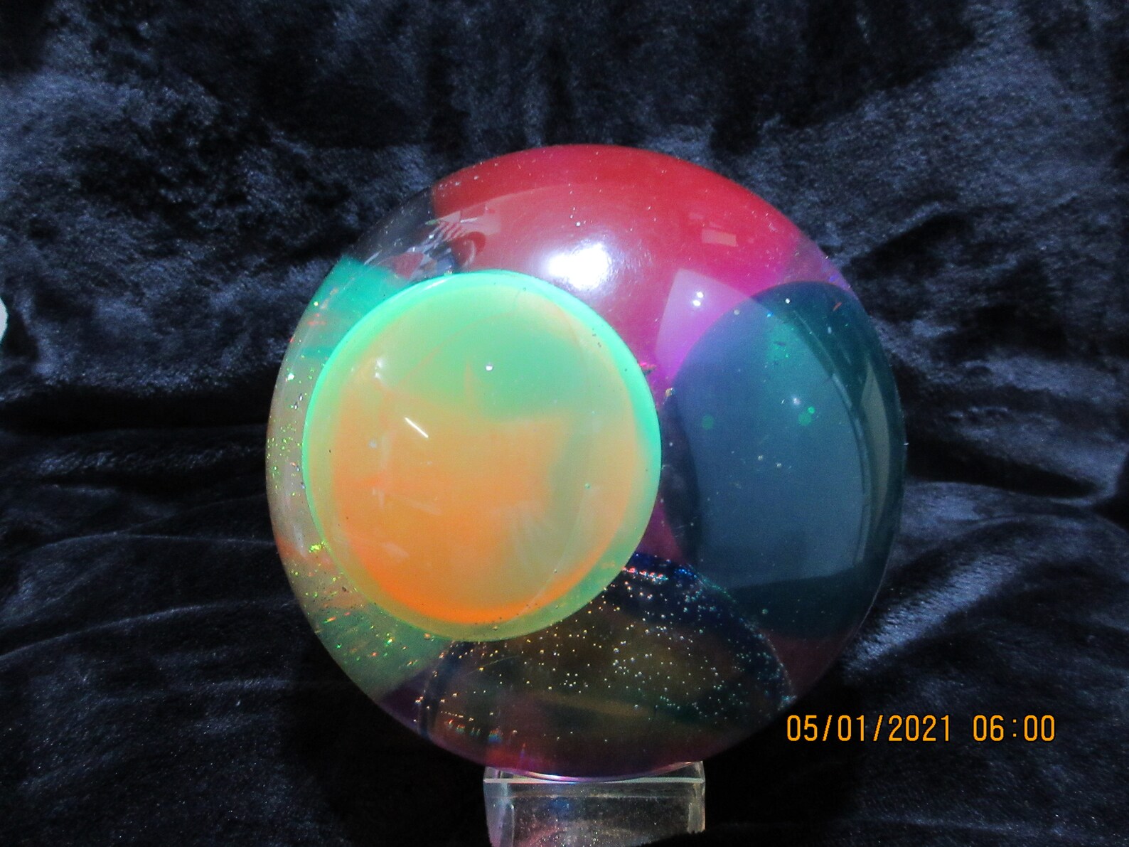 6 acrylic sphere with 6 different color acrylic spheres | Etsy