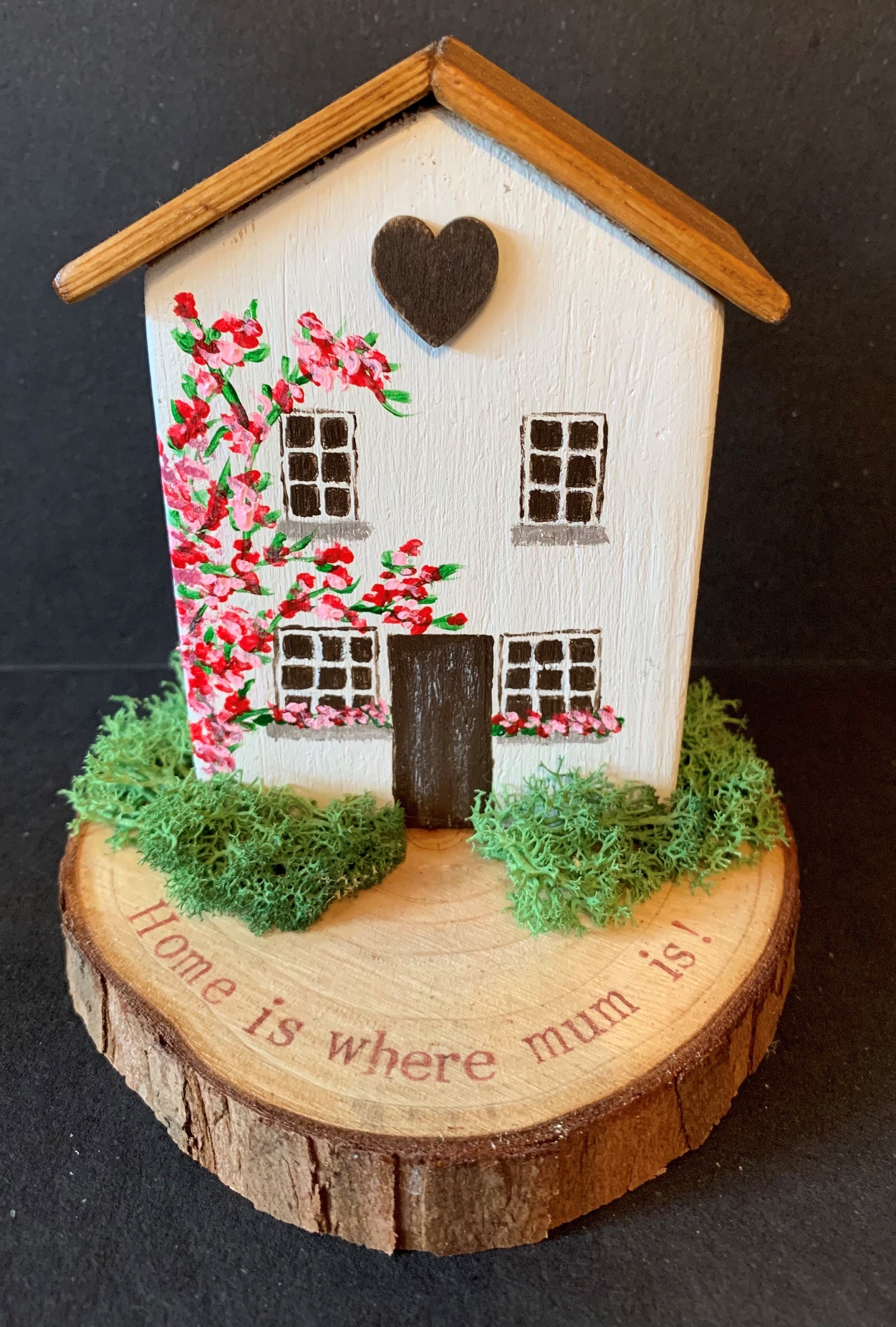 A Beautiful, Hand-painted Wooden House - Etsy UK