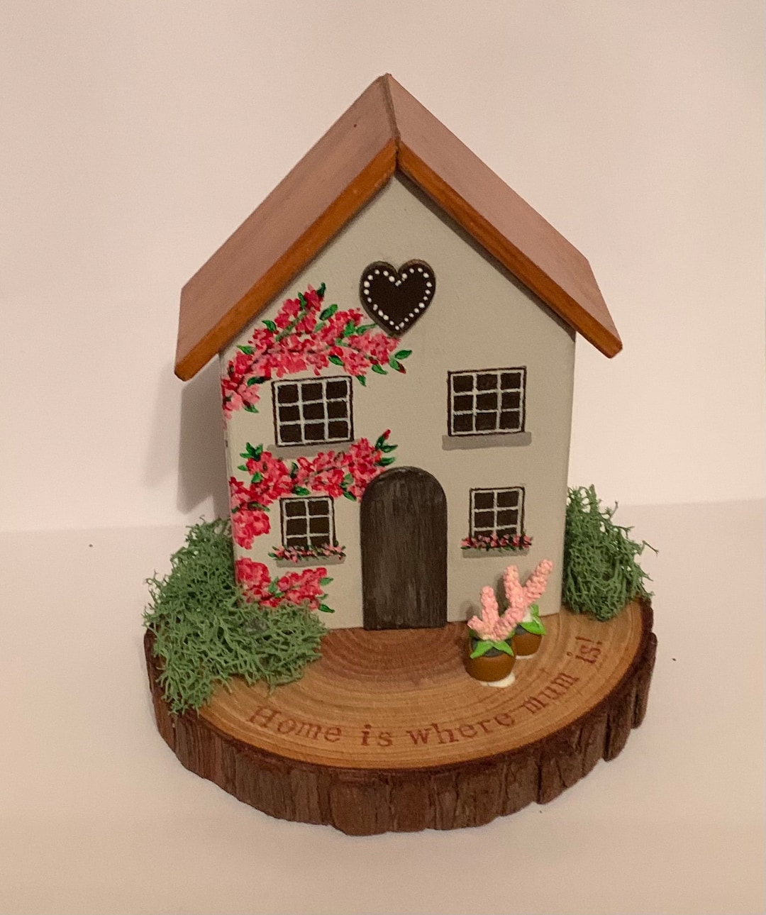 A Beautiful, Hand-painted Wooden House - Etsy UK