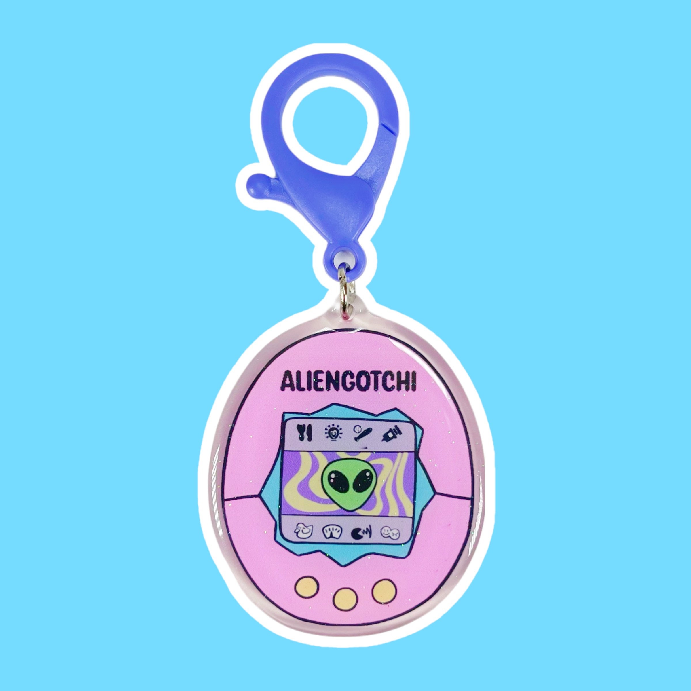 Aliengotchi Kawaii Alien Keychain - Etsy