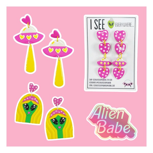 Barbie Alien - Etsy