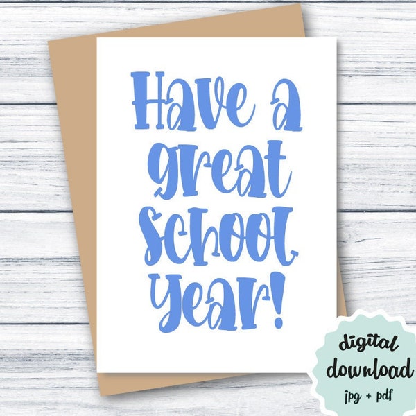 Back to School Cards - Etsy
