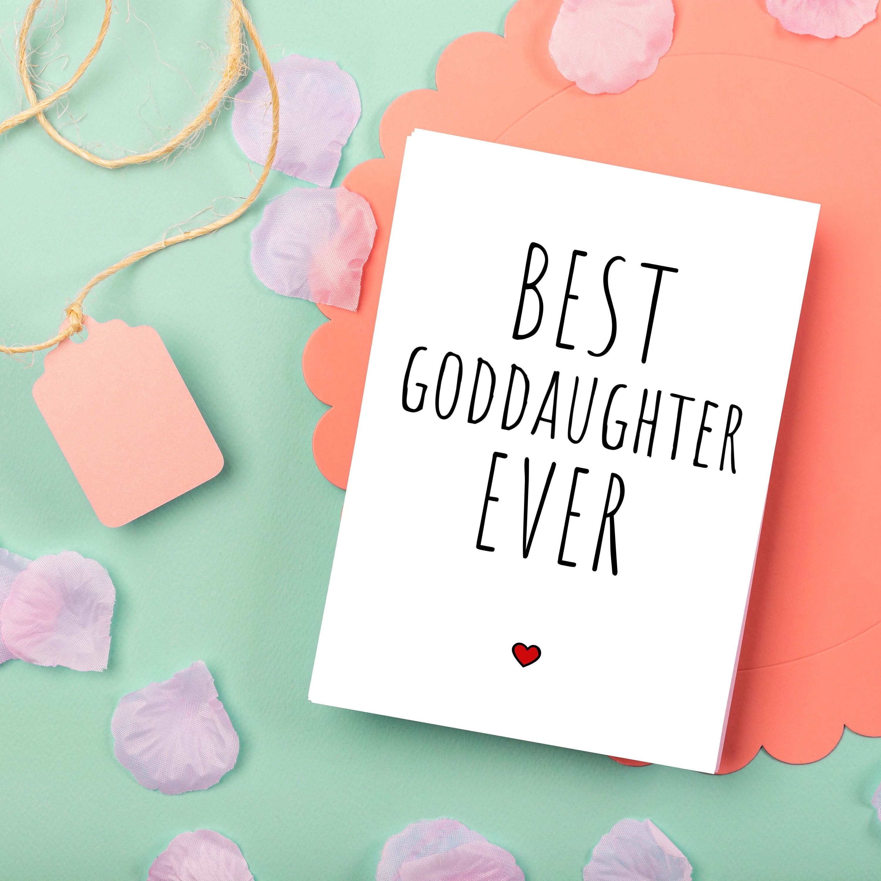 Goddaughter Card PRINTABLE Birthday Card for Goddaughter, Best ...