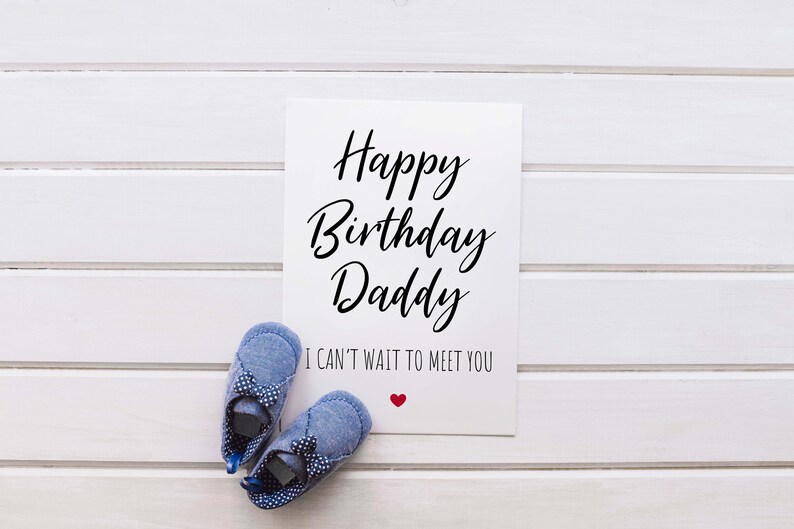 Cute Birthday Card Dad to Be PRINTABLE Future Dad Birthday Card, Happy ...