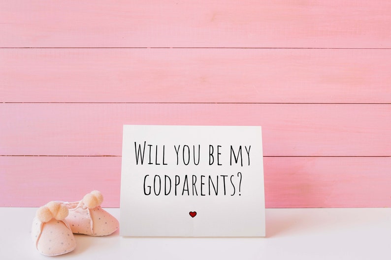 Godparents Proposal Card PRINTABLE Will You Be My Godparents Card ...