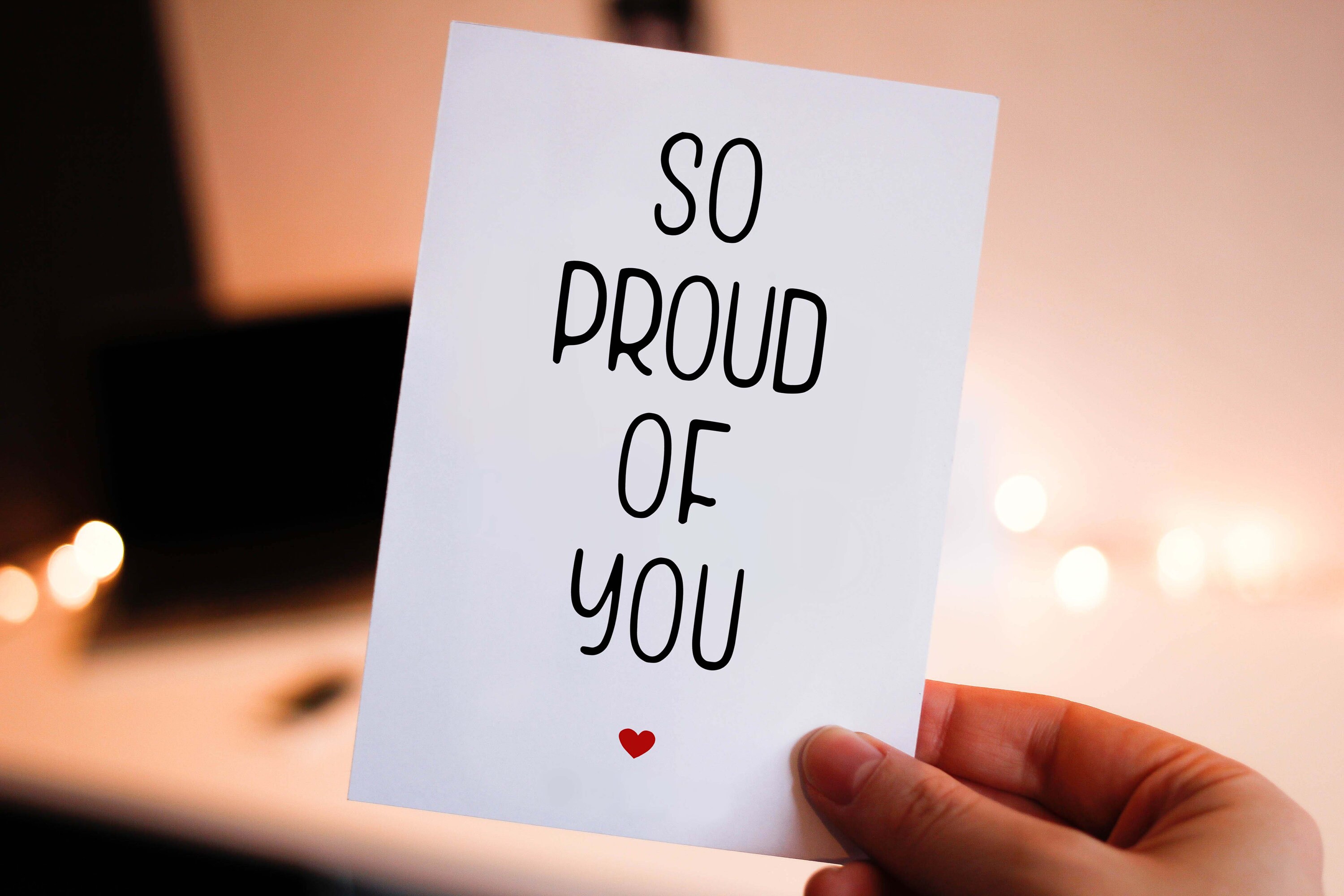 Graduation Card PRINTABLE so Proud of You INSTANT DOWNLOAD Congrats ...