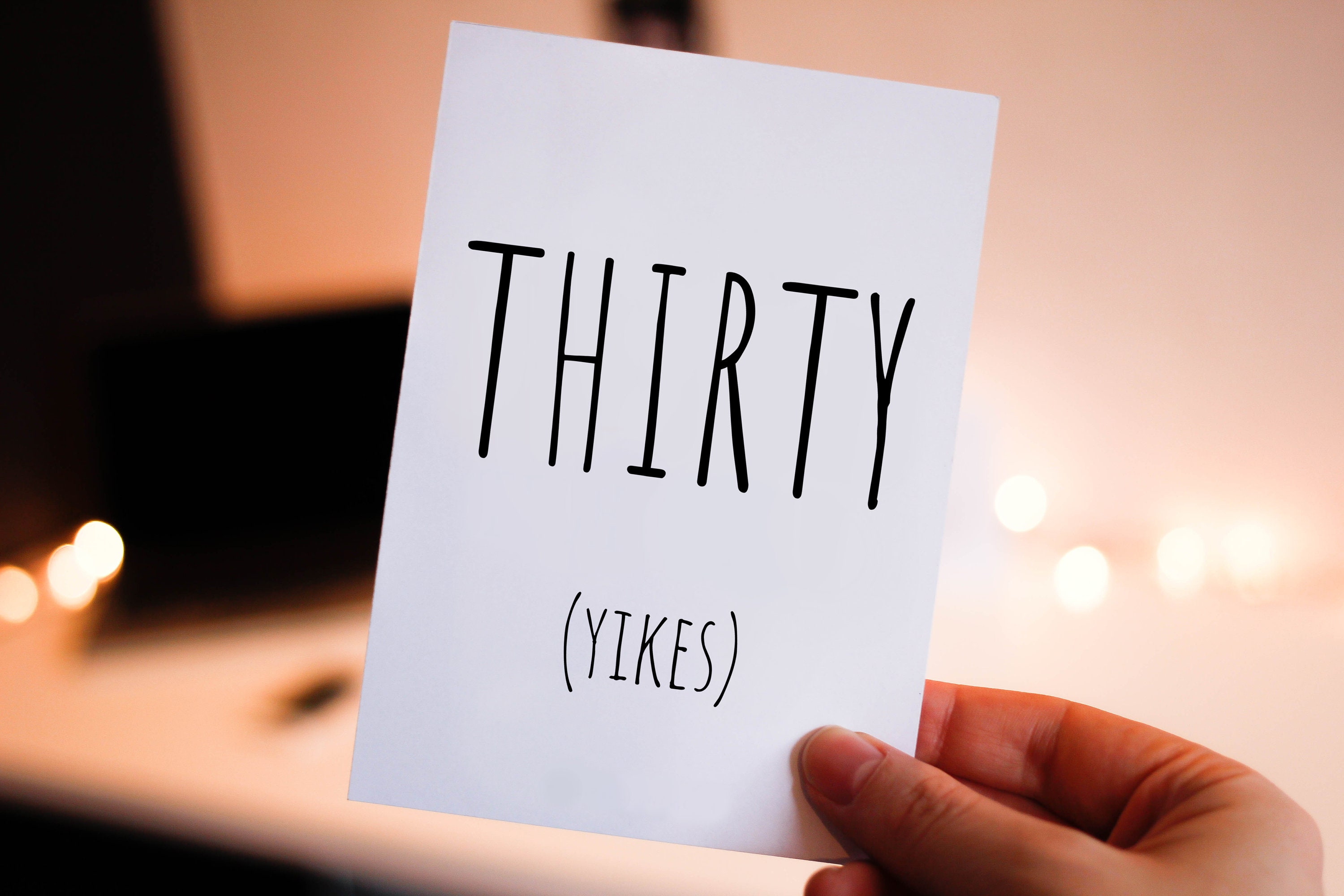 30th Birthday Card PRINTABLE Funny Birthday Card 30, Rude Birthday Card ...