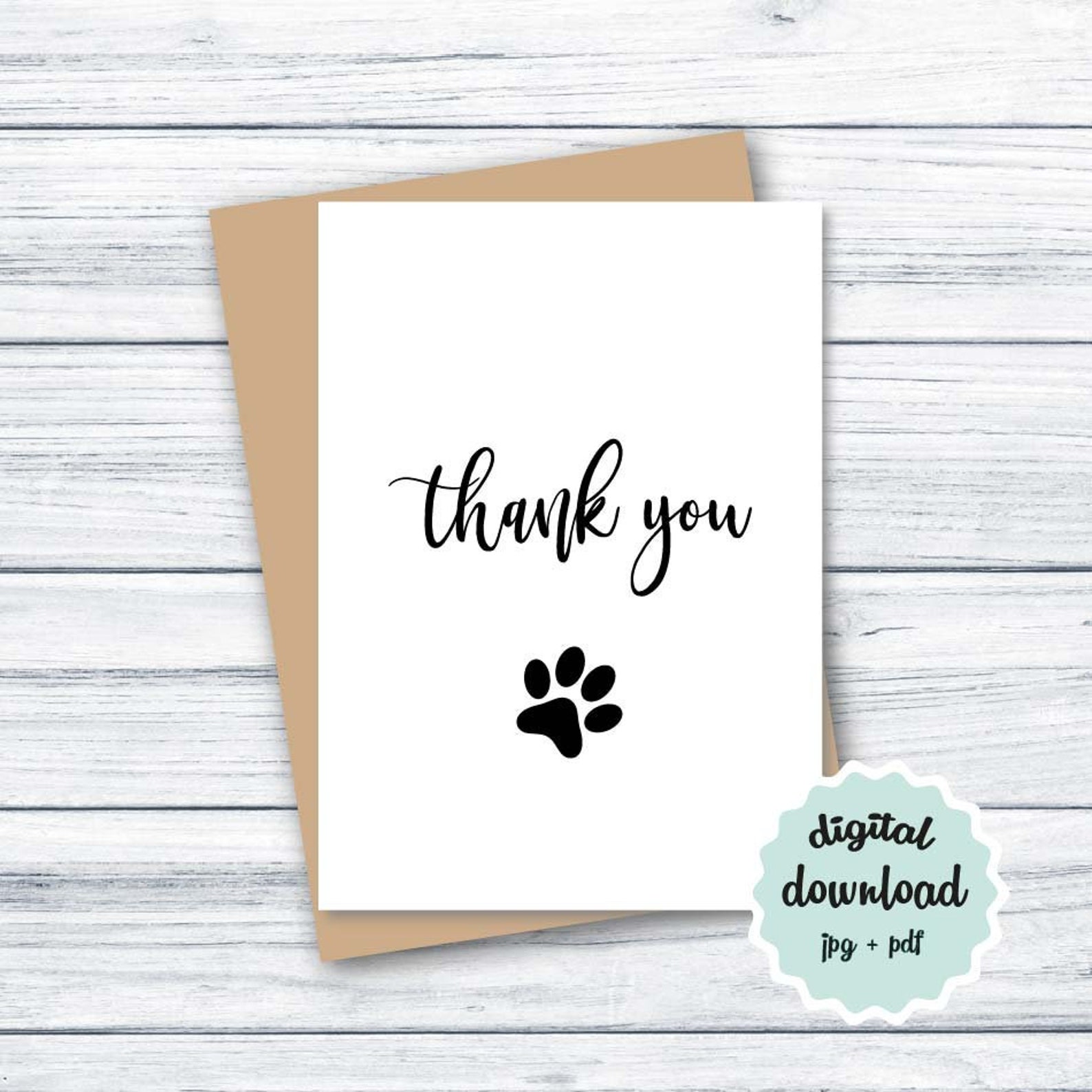 PRINTABLE Pet Sitter Card Thank You Card For Dog Sitter Veterinarian printable-pet-sitter-card-thank-you-card-for-dog-sitter-veterinarian