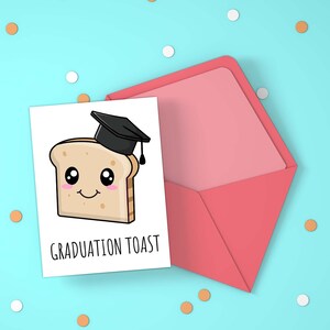 Funny Graduation Card PRINTABLE Graduation Toast Card, Grad Card ...