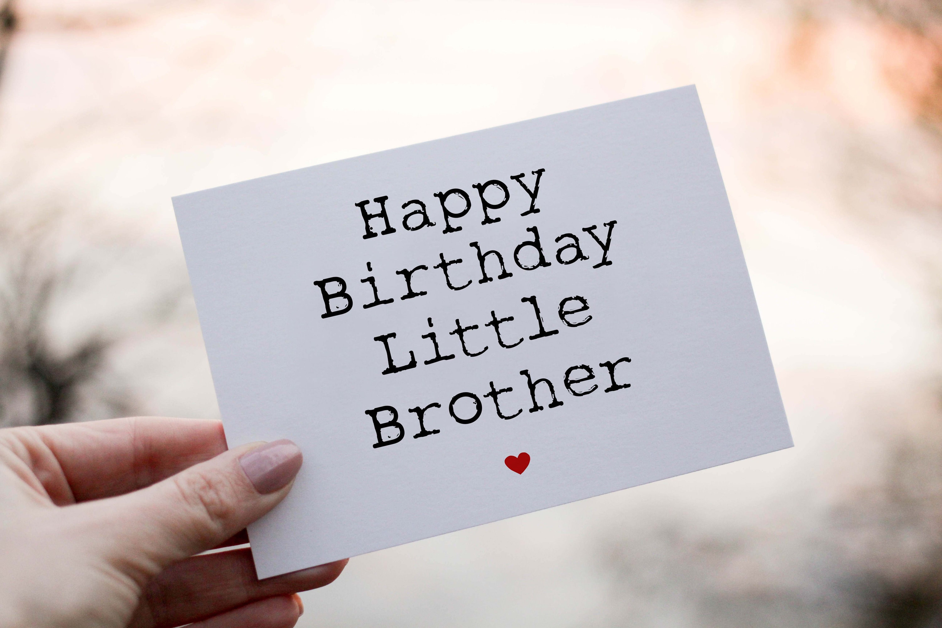 Little Brother Birthday Card PRINTABLE, Birthday Card Brother , Happy ...
