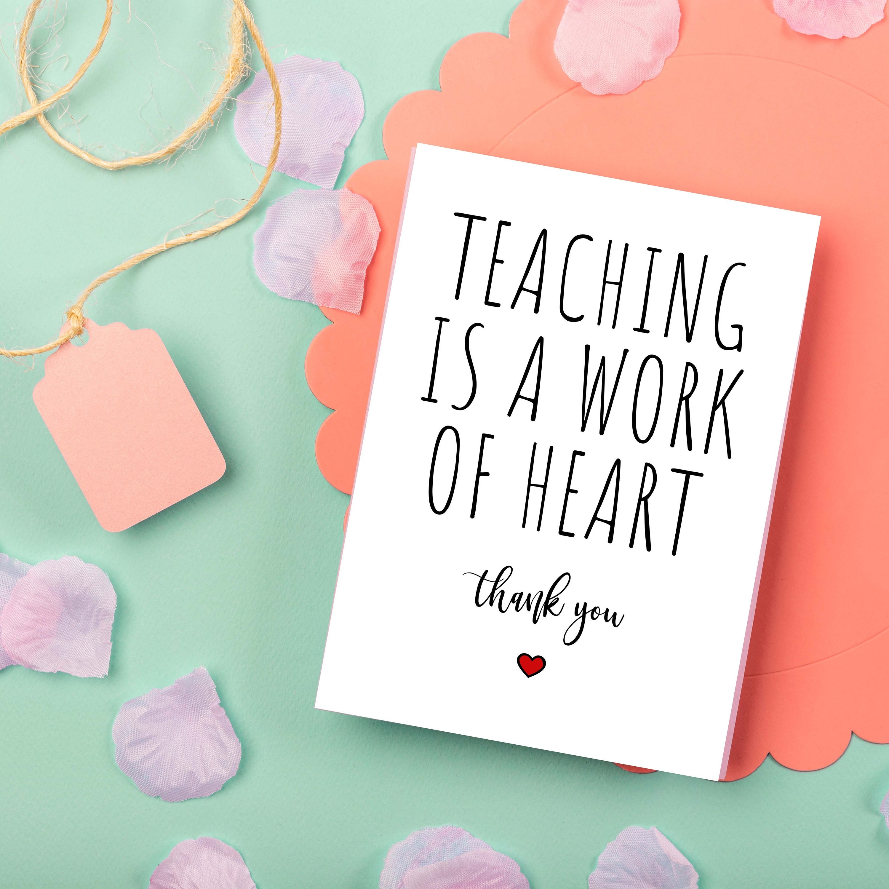 Teacher Appreciation Card DOWNLOAD Teacher Thank You Card PRINTABLE ...