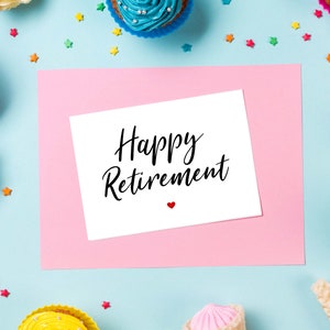 Happy Retirement Card PRINTABLE Retirement Card for Coworker - Etsy