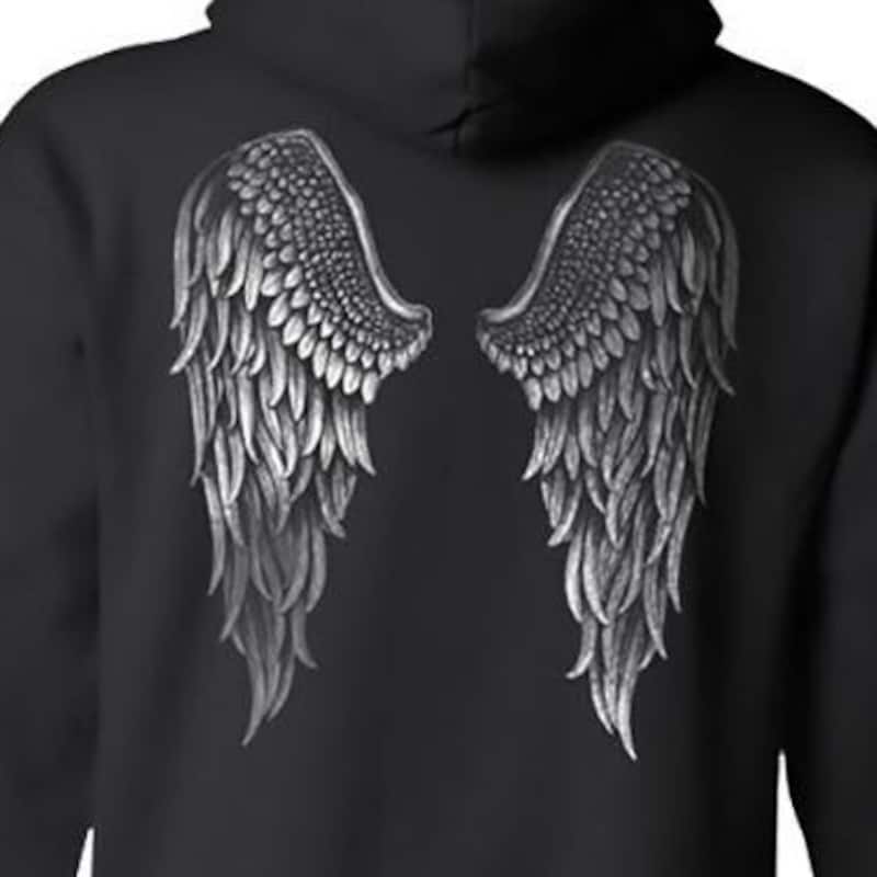 Womens Angel Wing Hoodie - Etsy