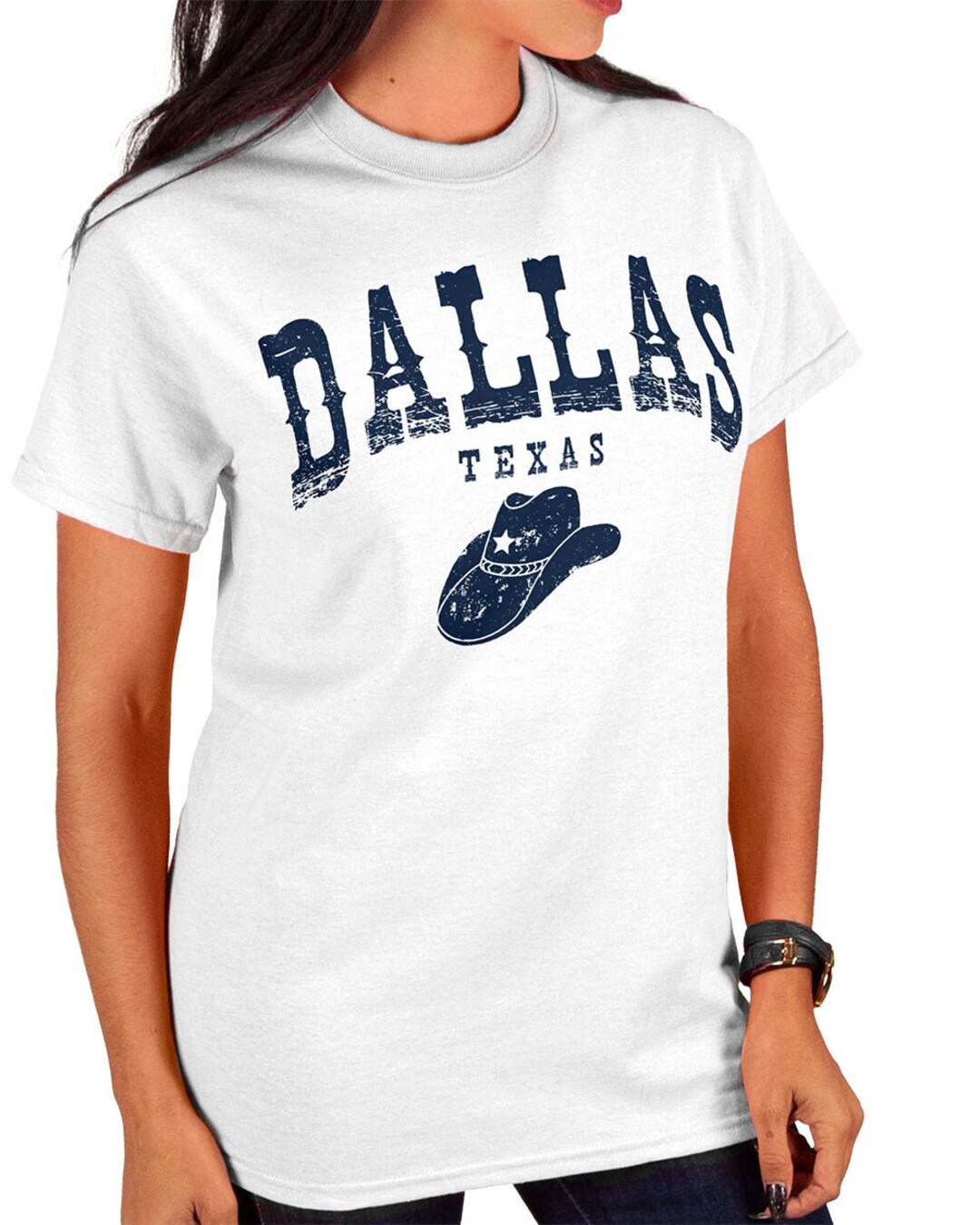 Dallas Texas T-shirt, Country Girl® Dallas Arch Tee, Lone Star State ...