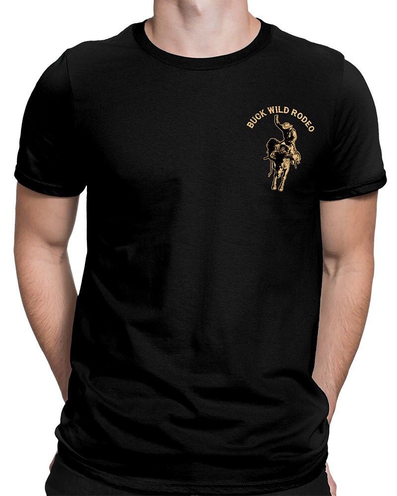 Country Boy® Men's Tee, Buck Wild Rodeo T-shirt, Yee Haw Shirt, Bronco ...