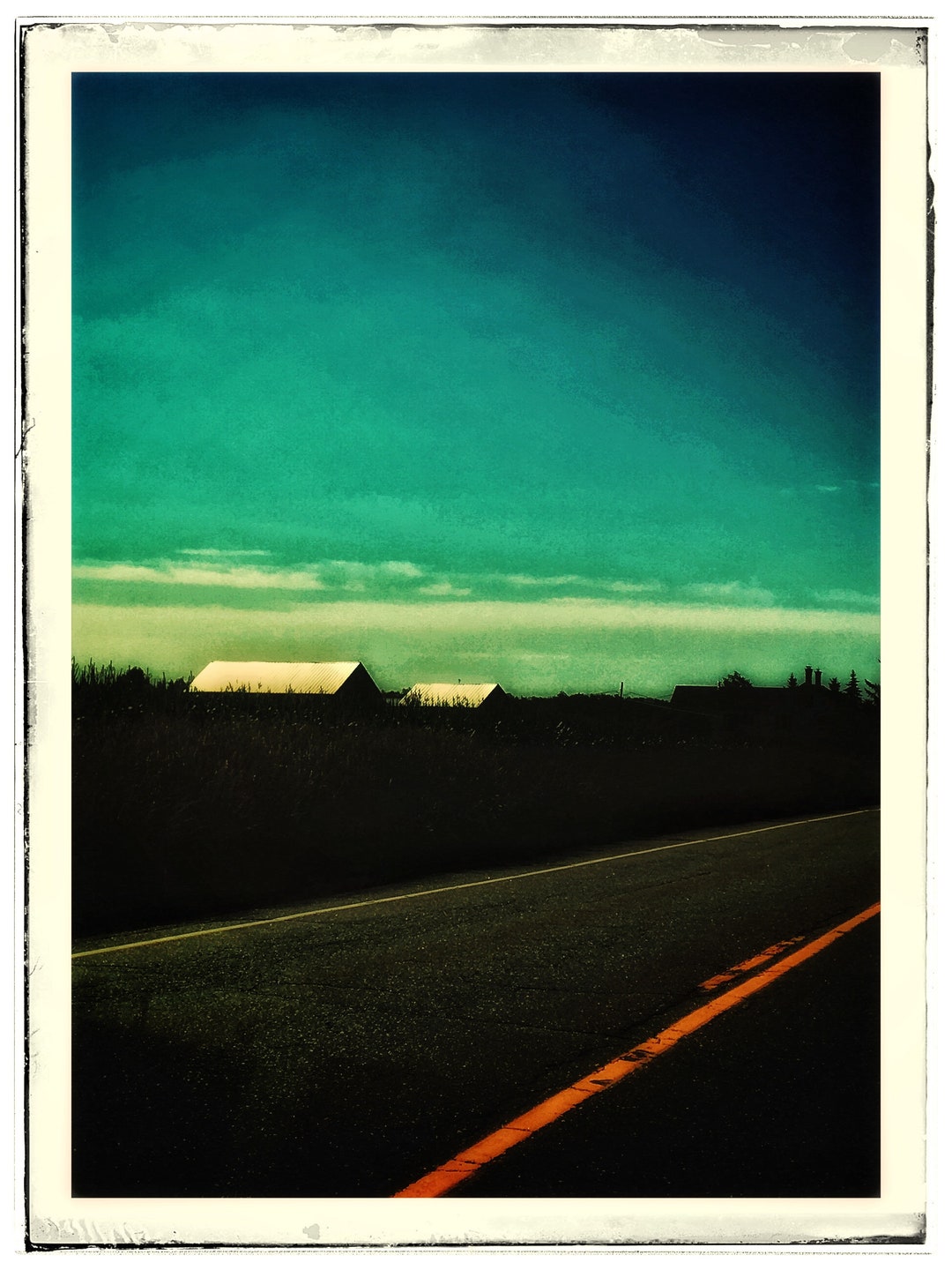 COUNTRY ROAD PRINT--Wall Art, Americana, Folk Art, Rural Road, Country ...