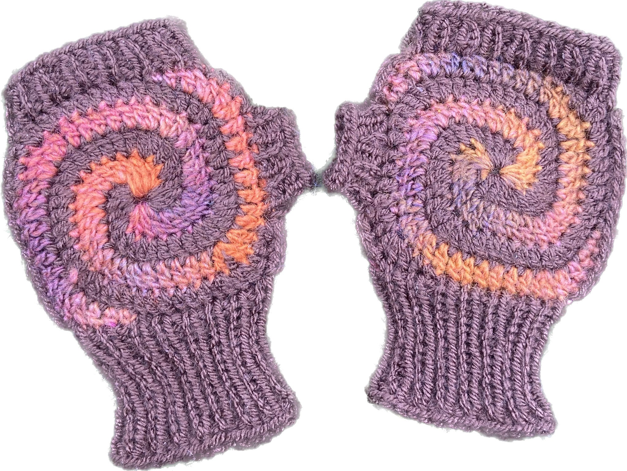 Swirl Mitts Crochet Pattern - Etsy