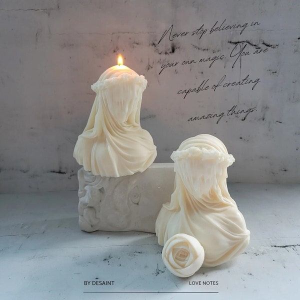 Bust Candle - Etsy