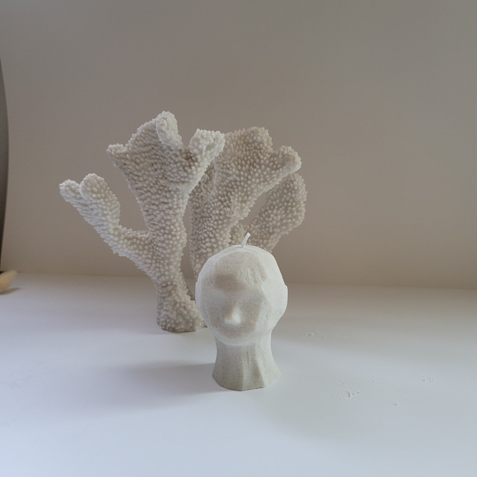 Abstract Art Candle/human Face Sculpture /art Candle/ Modern Home Decor ...