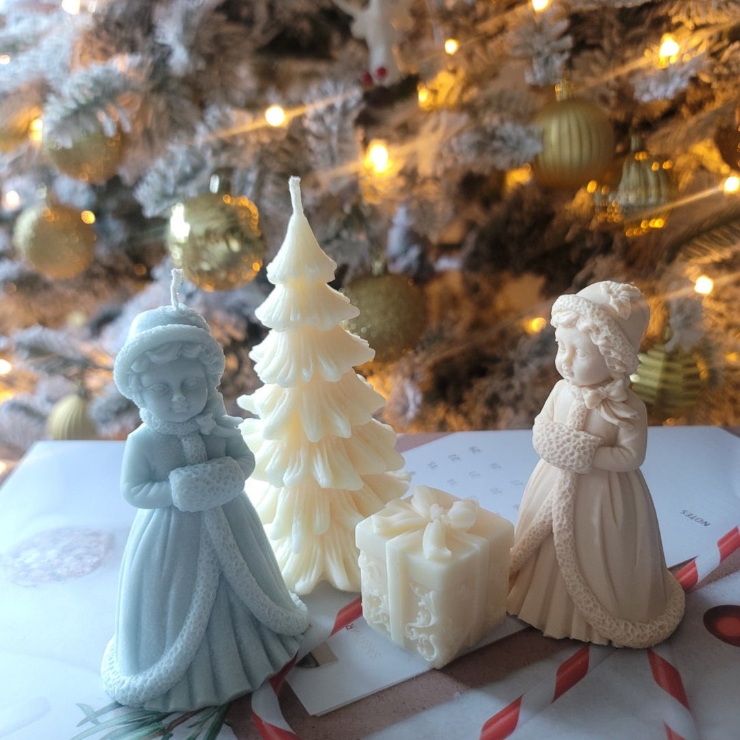 Gift Set/snow Girl Candle/christmas Gift Box/combo Price/christmas Tree ...