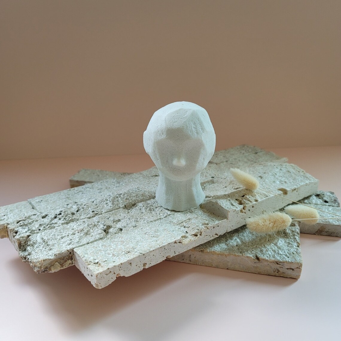 Abstract Art Candle/human Face Sculpture /art Candle/ Modern Home Decor ...