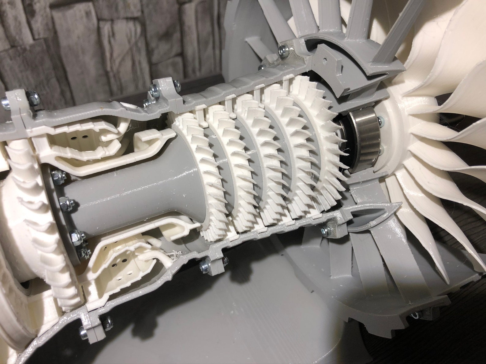 3D Printed Jet Engine - Etsy