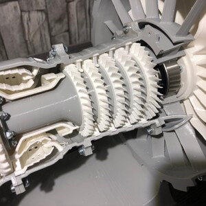3D Printed Jet Engine - Etsy