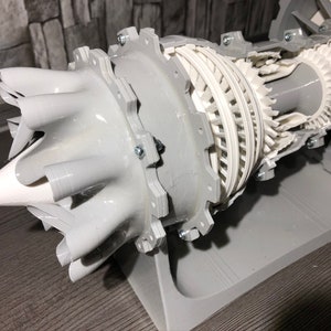 3D Printed Jet Engine - Etsy